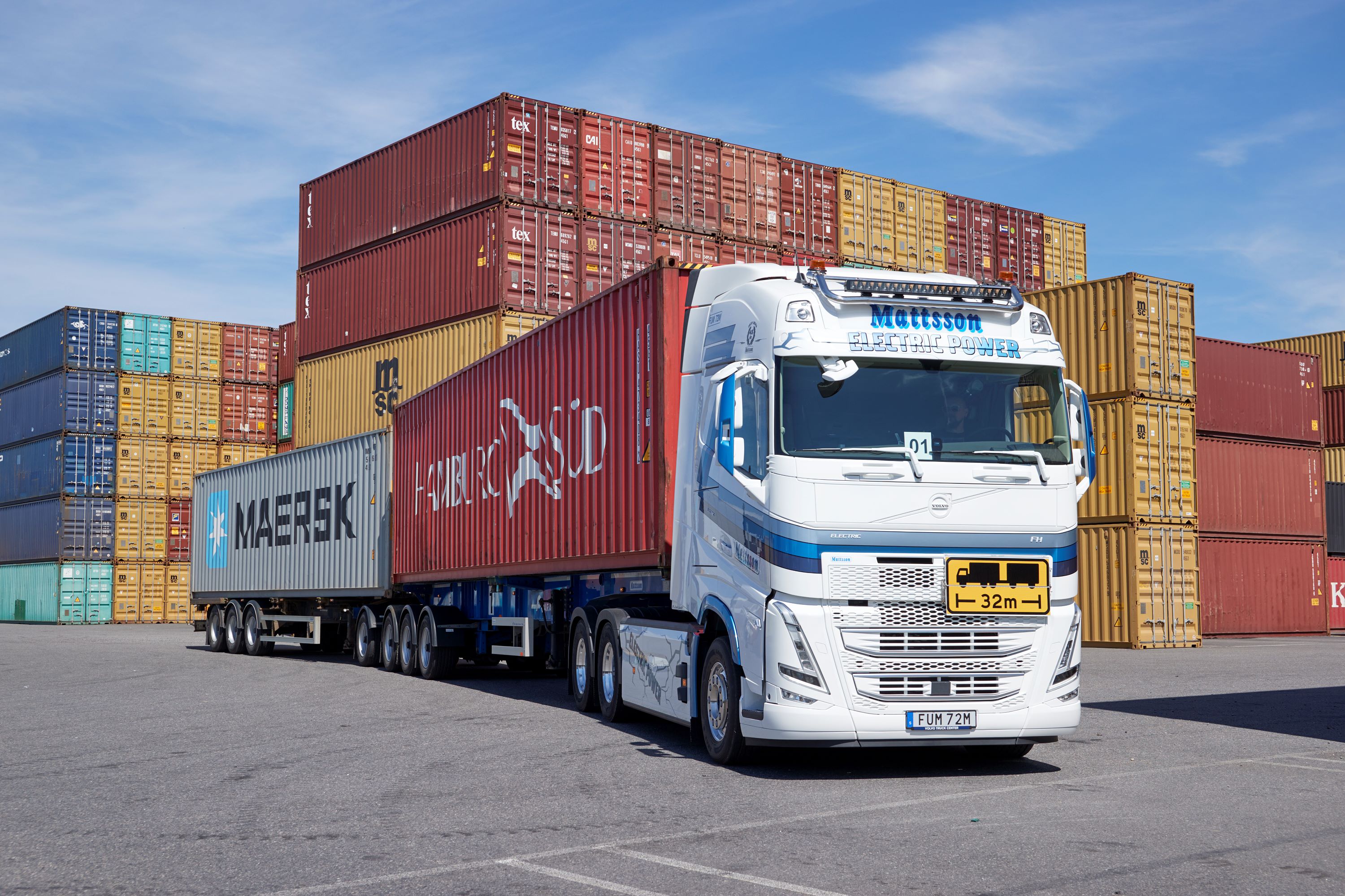 74-tons ellastbil till Mattsson Åkeri | Volvo Lastvagnar