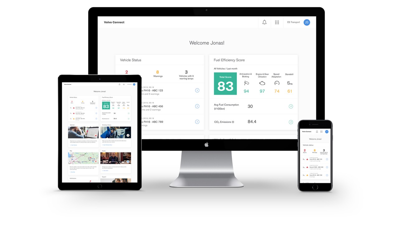 Volvo Connect – en digital plattform för transportföretag